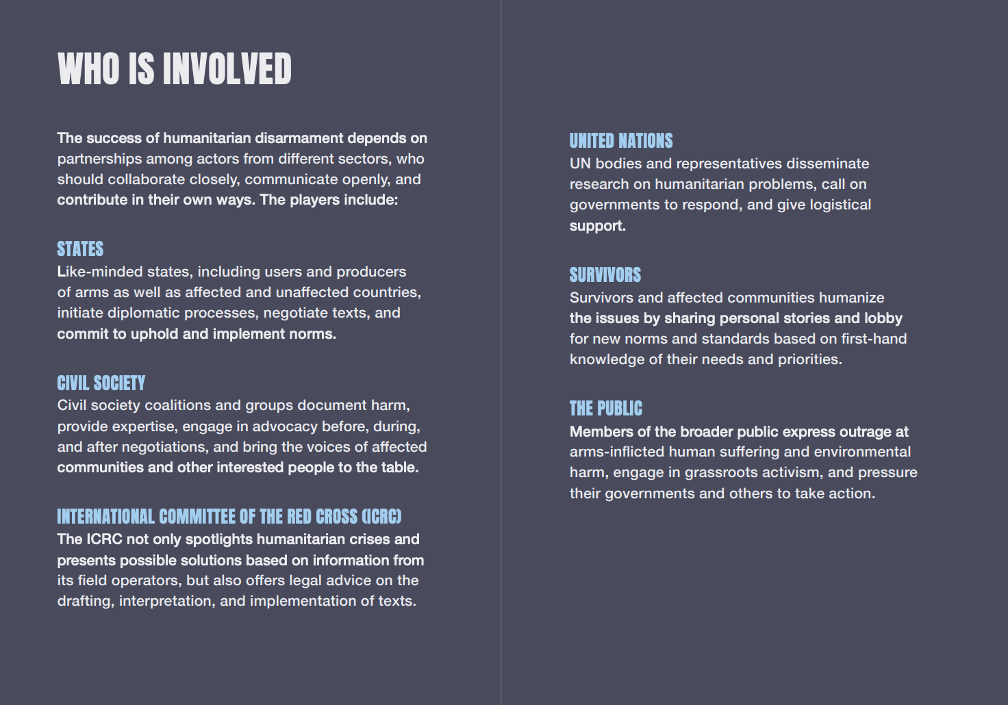 New Humanitarian Disarmament Resource Launched: Harvard ACCPI Brochure ...